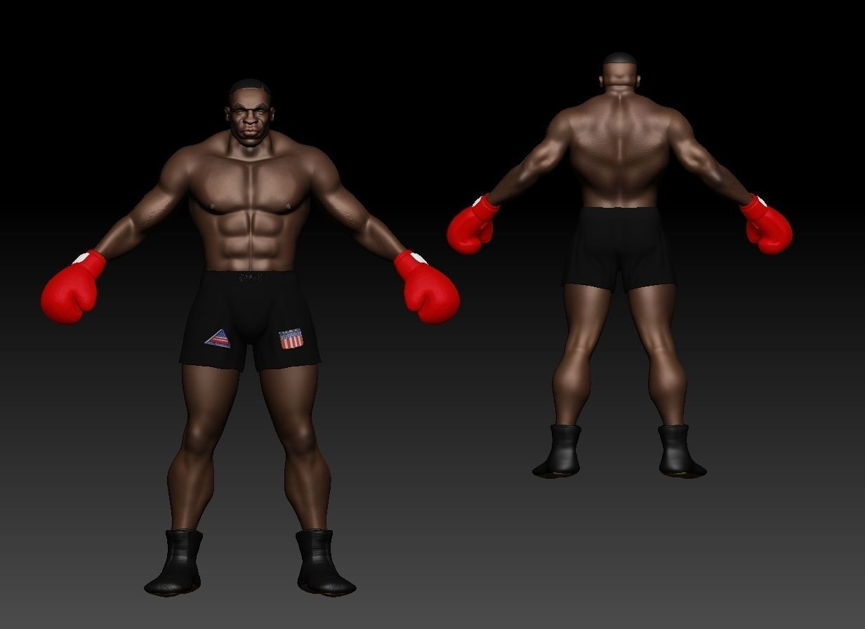 Mike Tyson 3D model 3D model | CGTrader