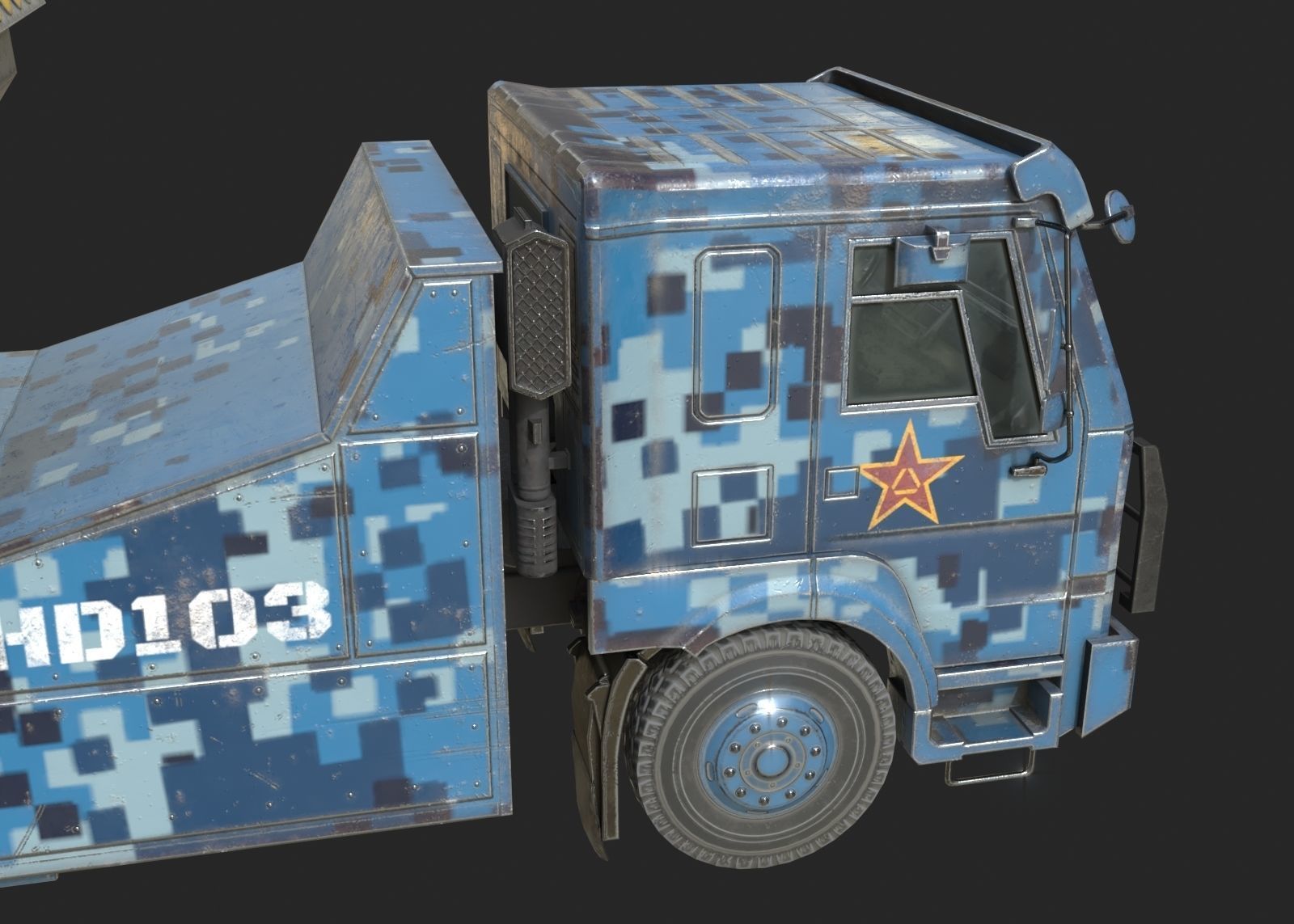 3D model Chinese Navy HHQ10 HHQ-10 SURFACE-TO-AIR MISSILE SYSTEM VR / AR / low-poly | CGTrader