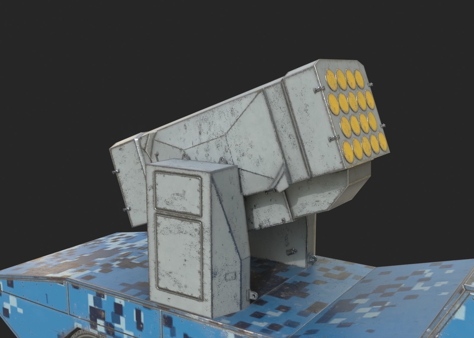 3D model Chinese Navy HHQ10 HHQ-10 SURFACE-TO-AIR MISSILE SYSTEM VR ...