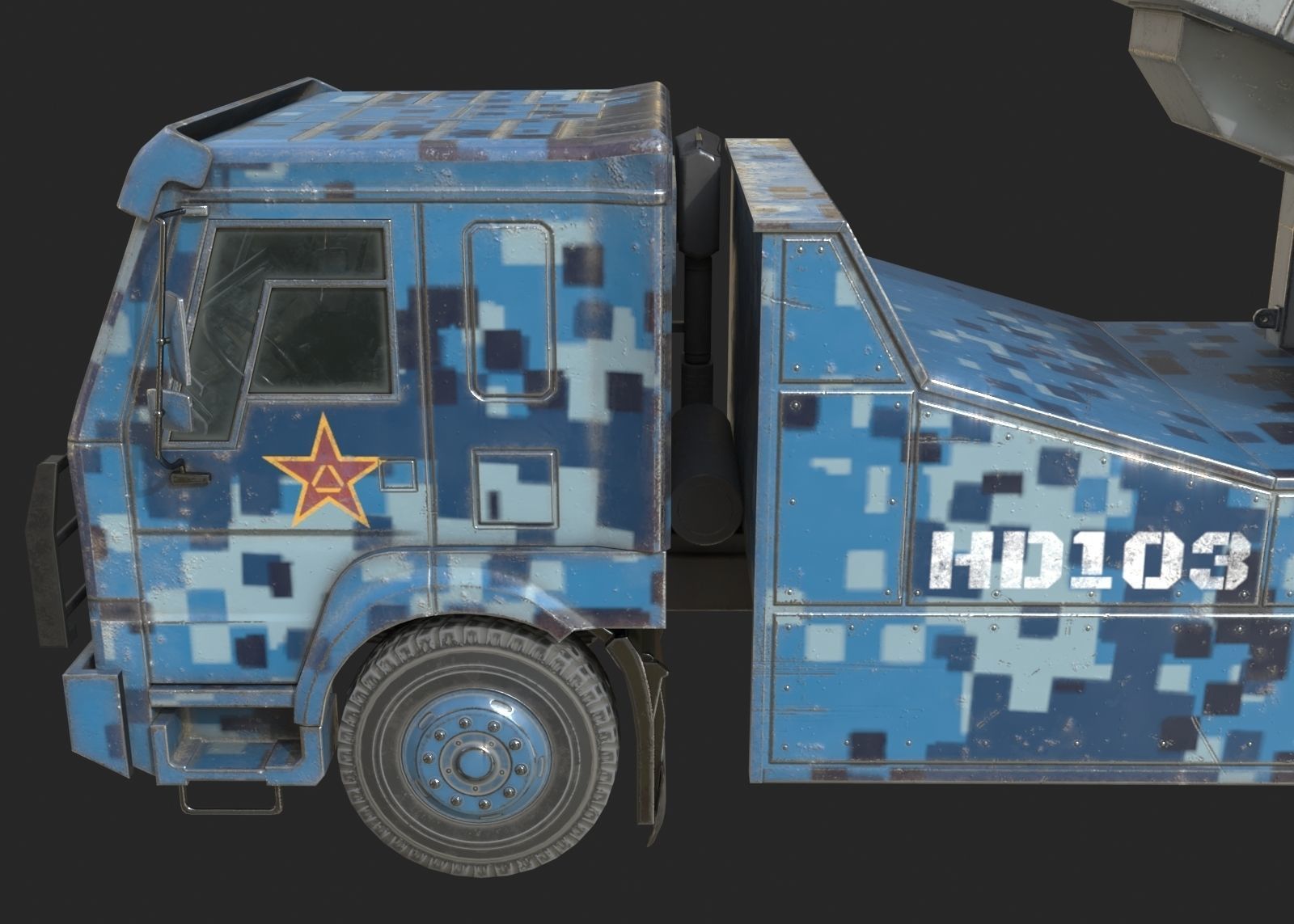 3D model Chinese Navy HHQ10 HHQ-10 SURFACE-TO-AIR MISSILE SYSTEM VR / AR / low-poly | CGTrader