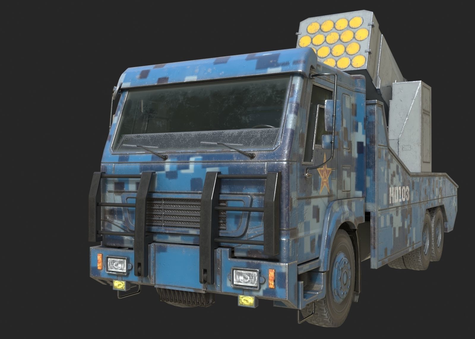 3D model Chinese Navy HHQ10 HHQ-10 SURFACE-TO-AIR MISSILE SYSTEM VR / AR / low-poly | CGTrader