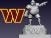 NFL - WASHINGTON COMMANDERS MASSCOT - MAJOR TUDDY - 3D PRINT 3D model ...