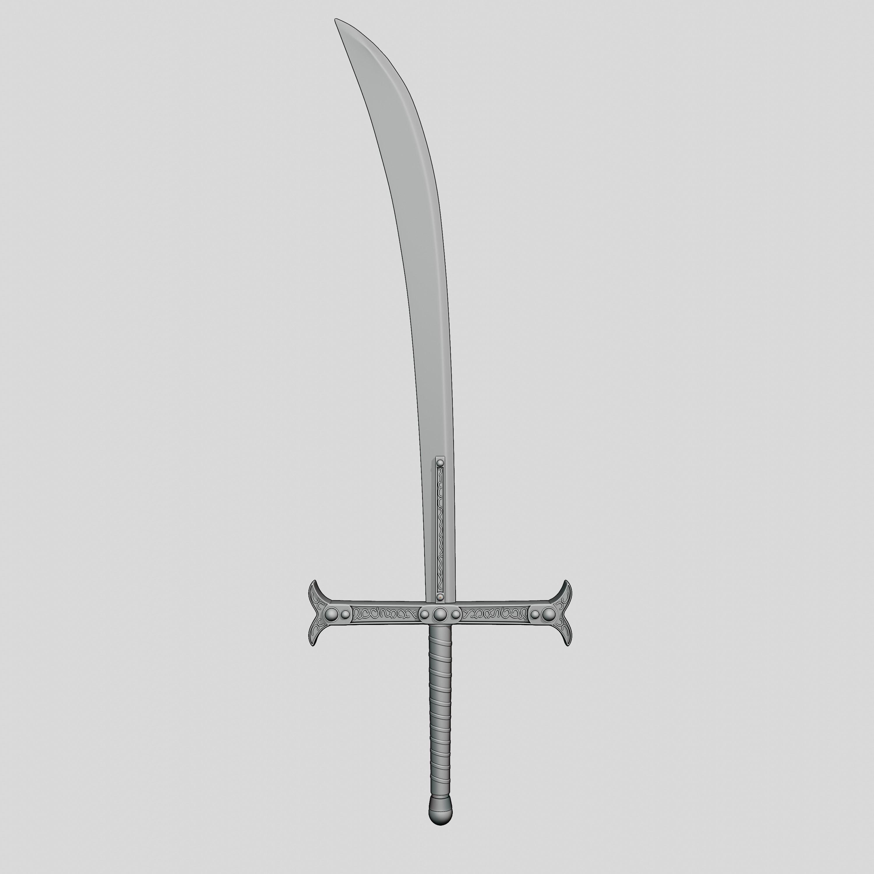 One piece - Yoru Mihawk sword 3D model 3D printable | CGTrader