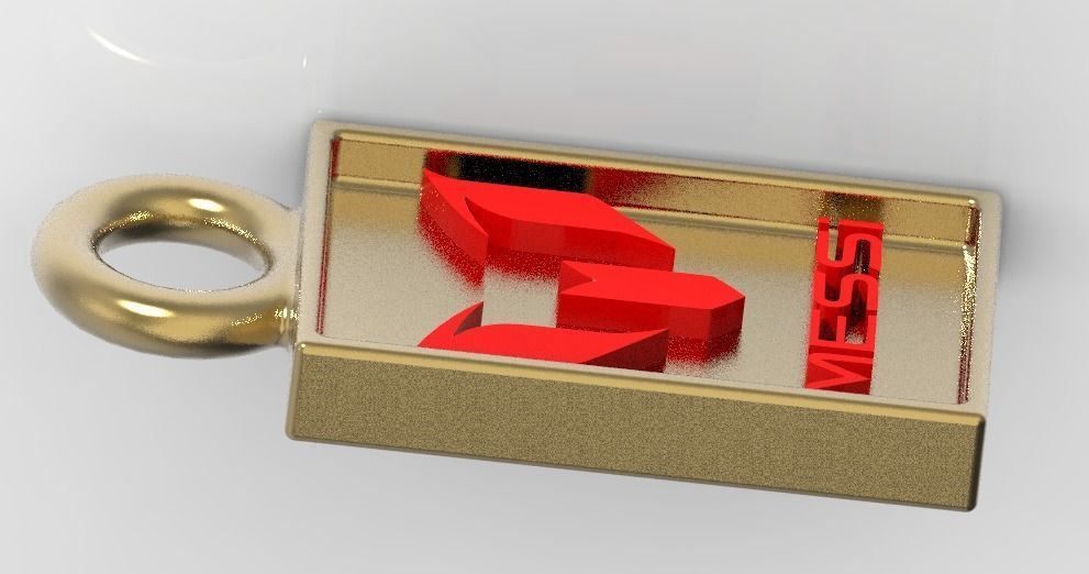 3D model Lionel messi pendent ronaldo messi ronaldo messi miami messi ...