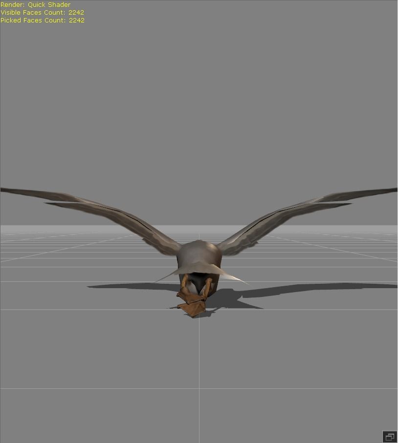 3D model seagull v1 VR / AR / low-poly | CGTrader