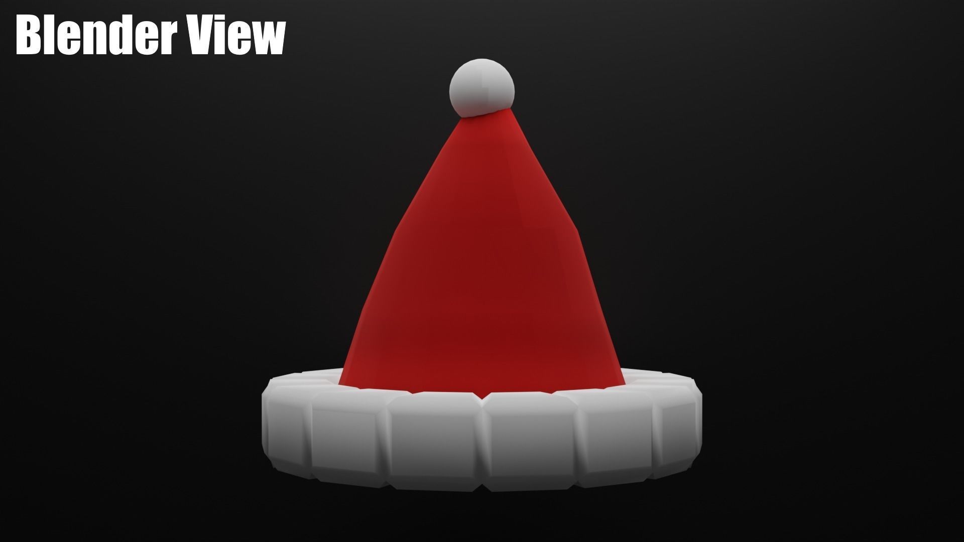 VRChat Santa Hat free VR / AR / low-poly 3D model | CGTrader