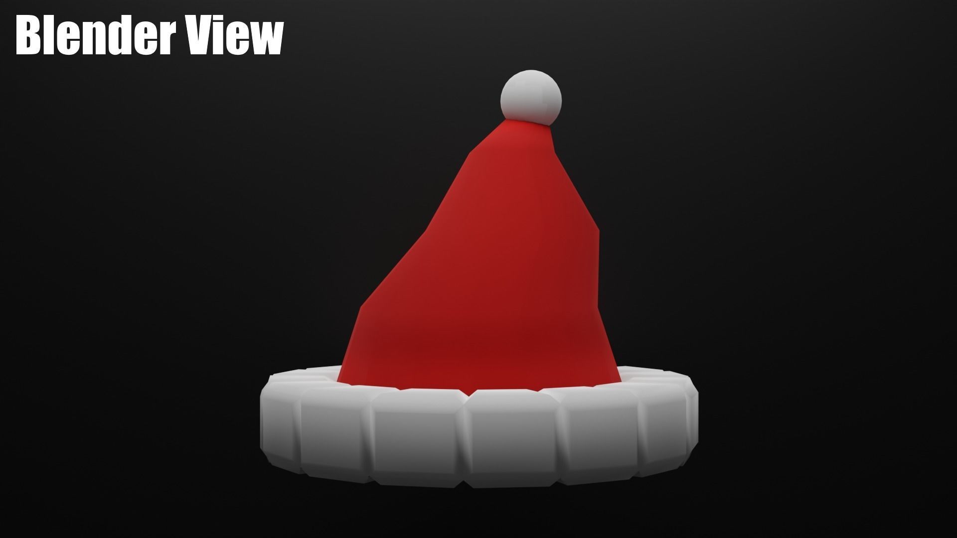 VRChat Santa Hat free VR / AR / low-poly 3D model | CGTrader