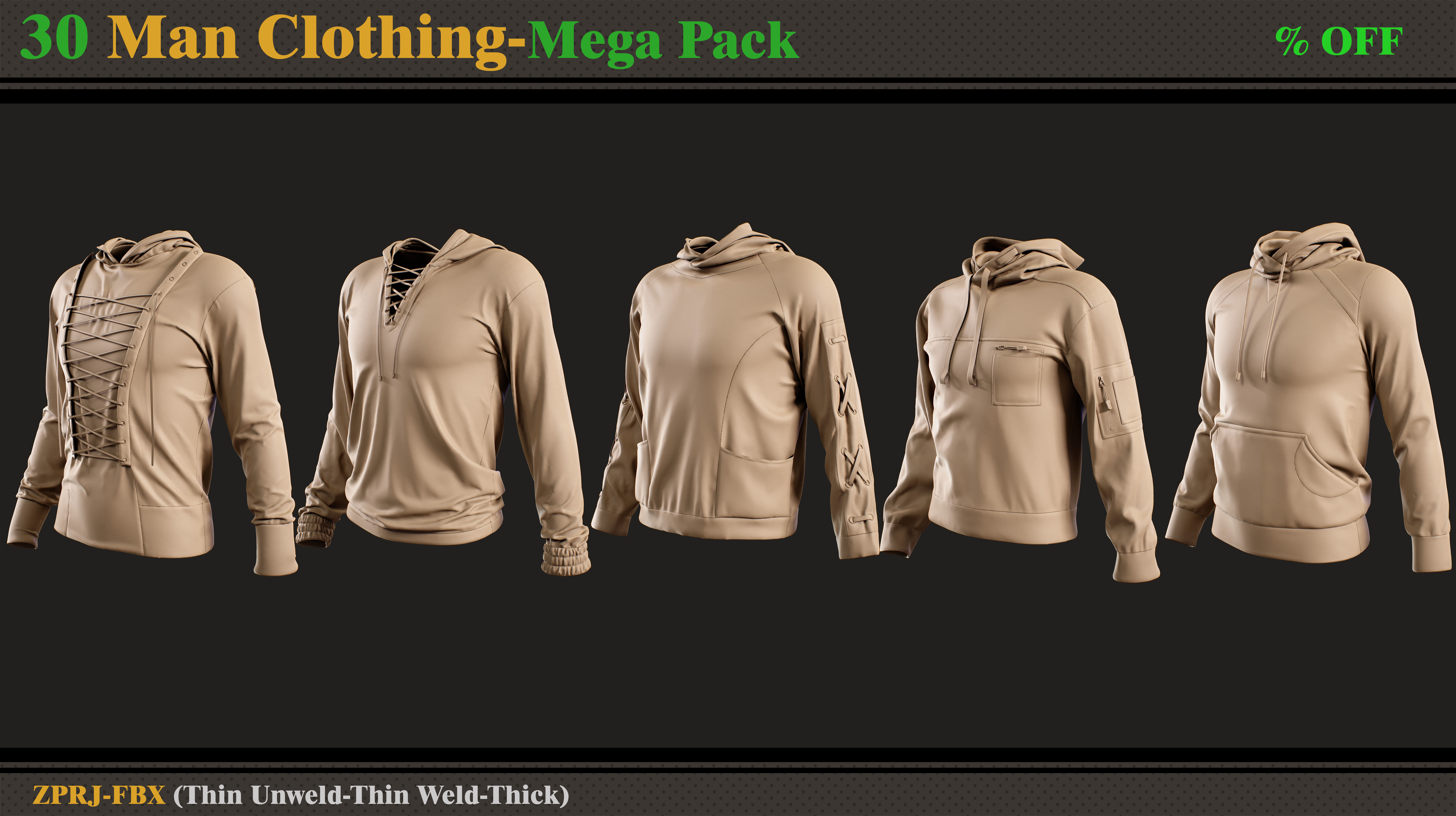 30 Man Clothing-zprj-fbx 3D model | CGTrader