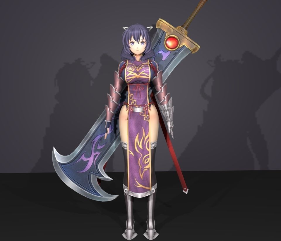 rixia 3D model animated rigged | CGTrader