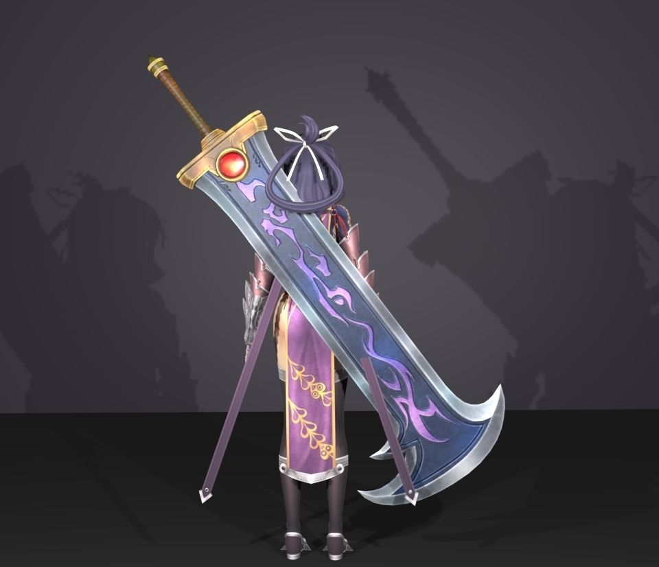 rixia 3D model animated rigged | CGTrader