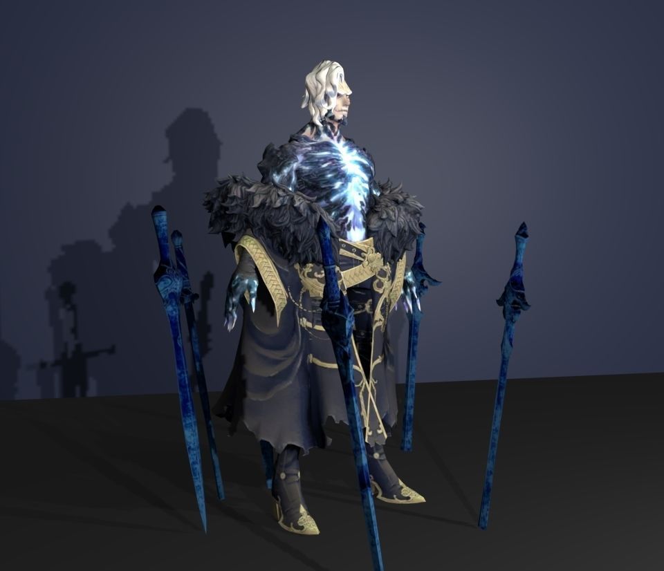 Fatecore Shufraken 3D model animated rigged | CGTrader