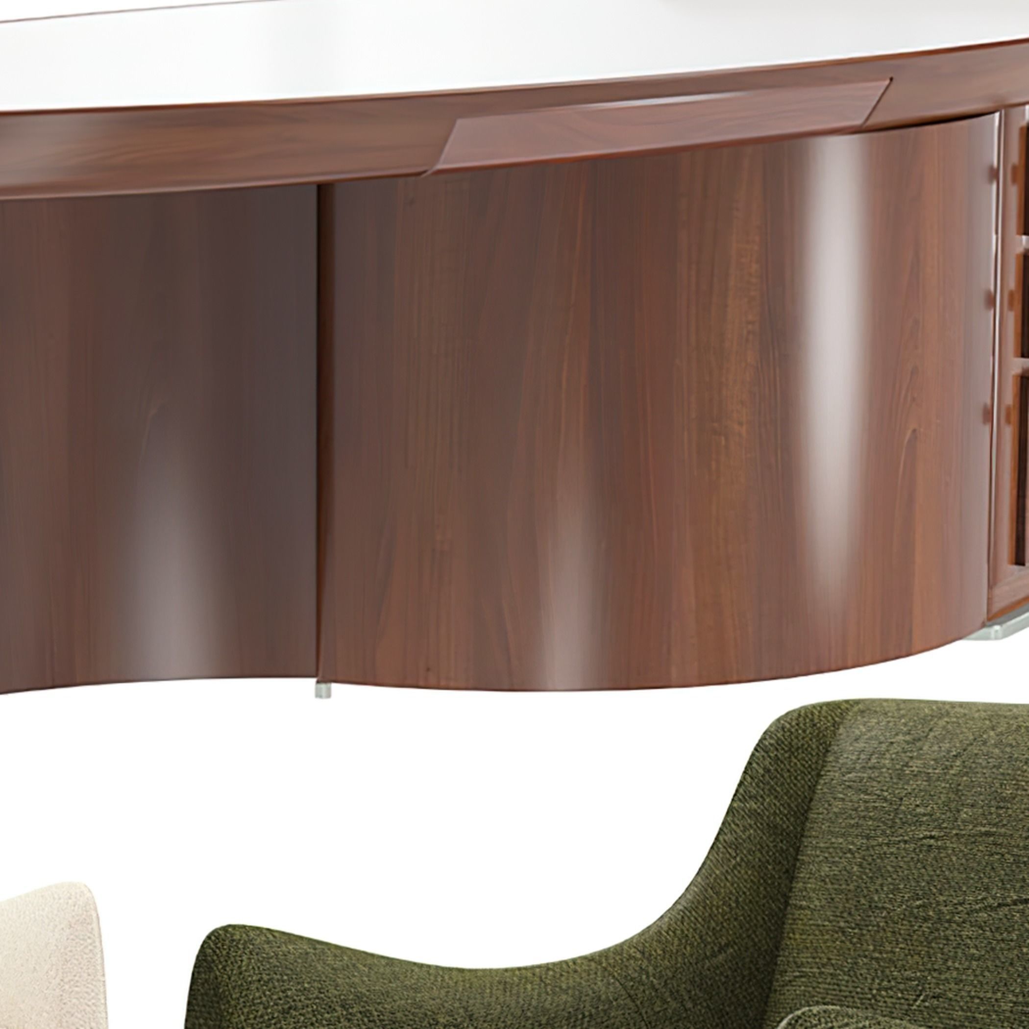 and office combination chair desk 3D model | CGTrader