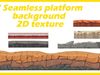 collection of 7 Platform 2D Rock Ground Textures Texture | CGTrader