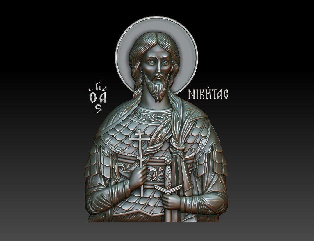Saint Niketas of the Goths 3D model 3D printable | CGTrader