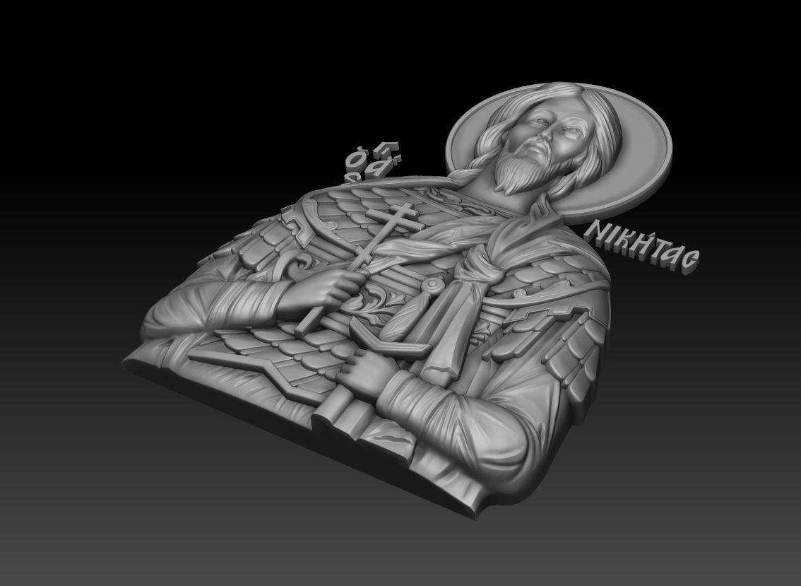 Saint Niketas of the Goths 3D model 3D printable | CGTrader