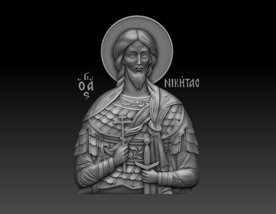 Saint Niketas of the Goths 3D model 3D printable | CGTrader