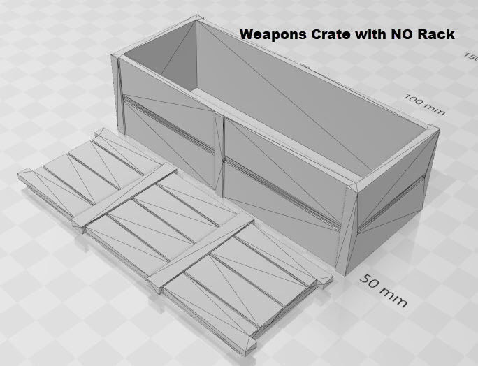 112 GI JOE Classified 3D Print Weapons Crate Dio Prop Accessory 3D ...
