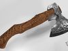 3D model Slavic pagan axe with pagan patterns VR / AR / low-poly | CGTrader