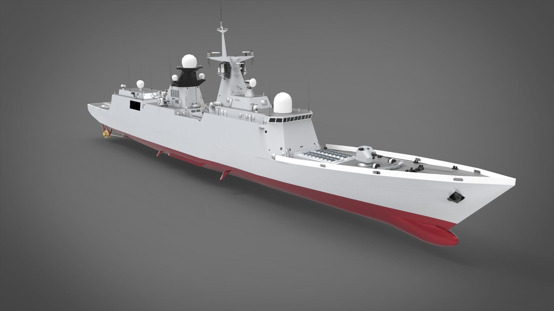 Tughril class frigate 3D model | CGTrader