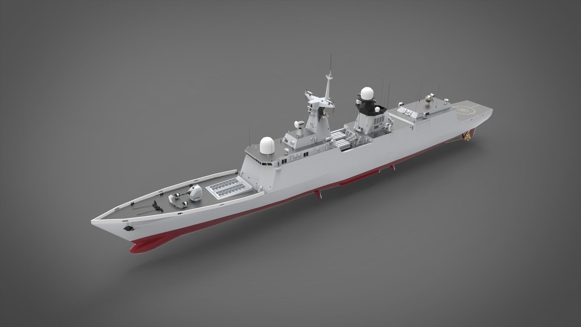 Tughril class frigate 3D model | CGTrader