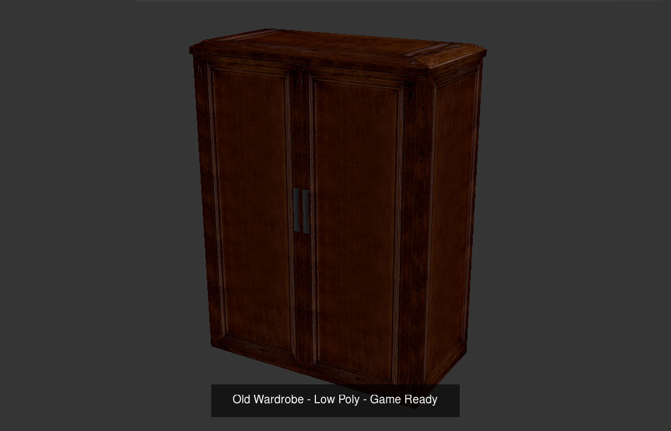 3D Model Collection Wooden Storage Room VR / AR / low-poly | CGTrader