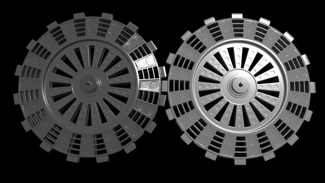 Inverted Magnetic Gear - Magnetic Coupling - Concept 3D model 3D ...