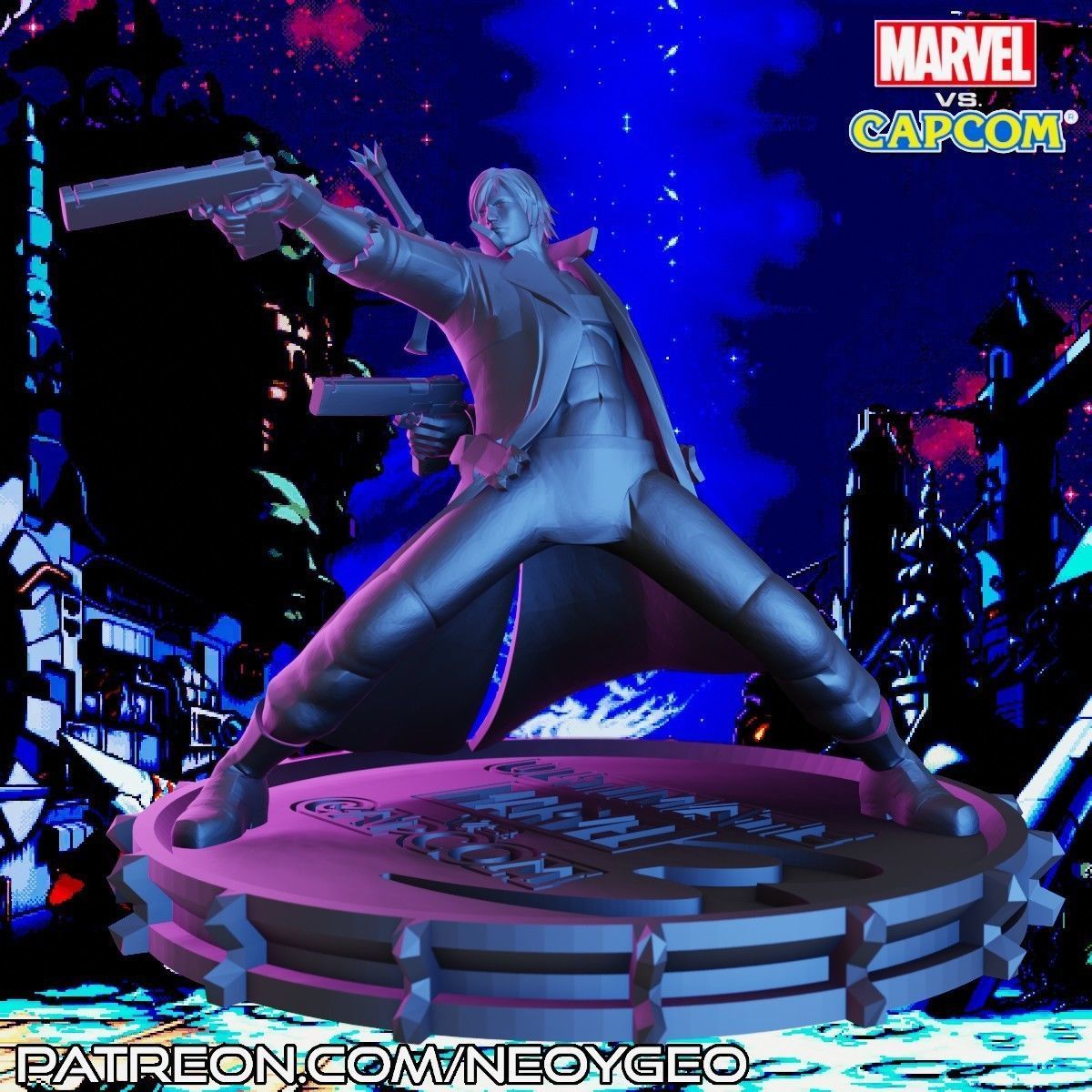 DANTE - DEVIL MAY CRY - MARVEL VS CAPCOM 3 3D model 3D printable | CGTrader