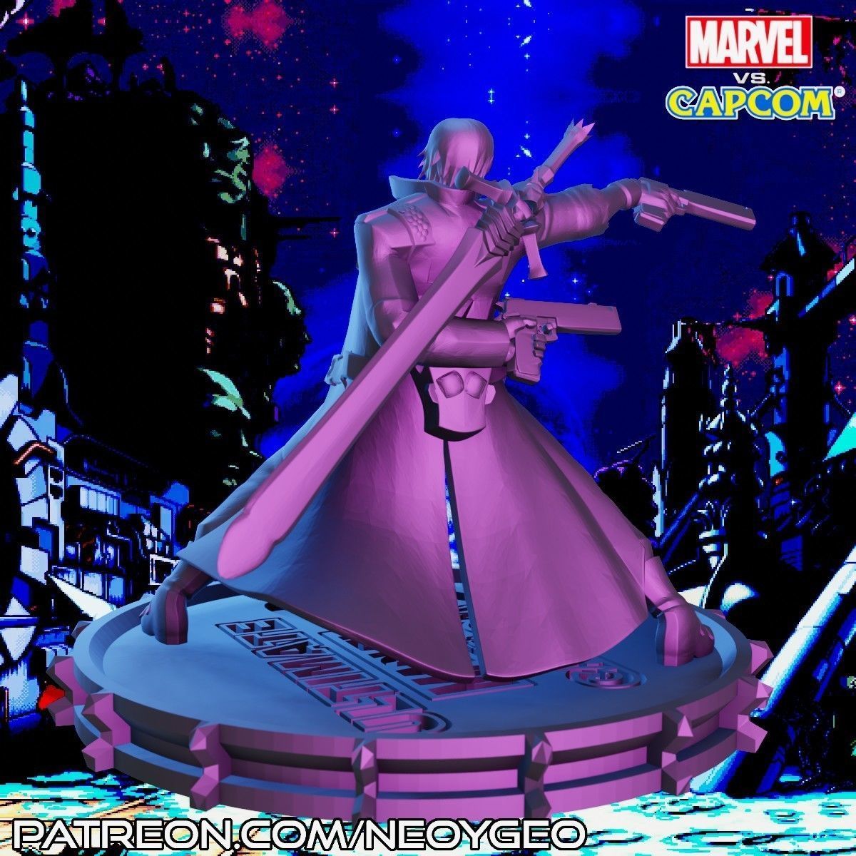 DANTE - DEVIL MAY CRY - MARVEL VS CAPCOM 3 3D model 3D printable | CGTrader