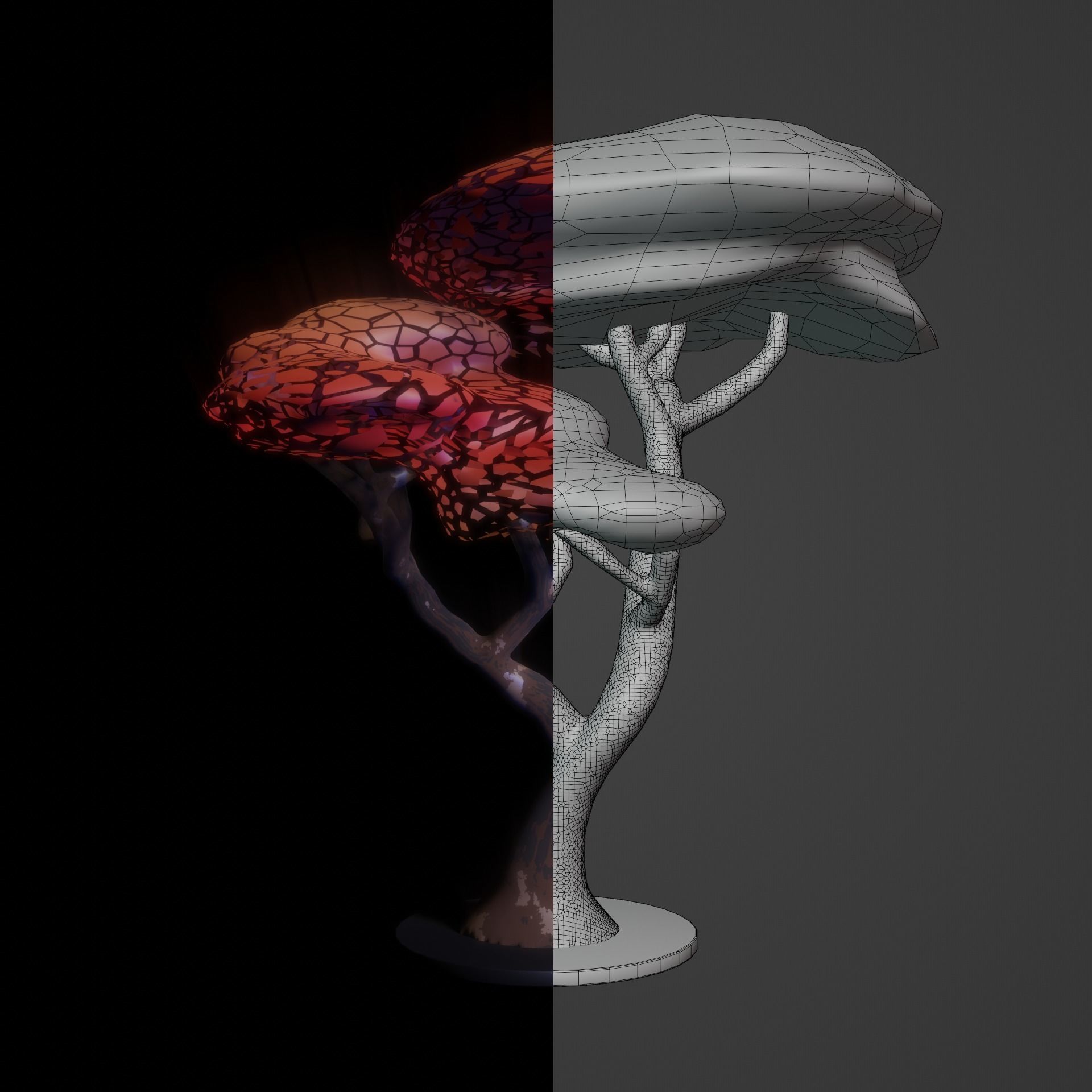 3D model Stylized Japanese Maple Tree VR / AR / low-poly | CGTrader