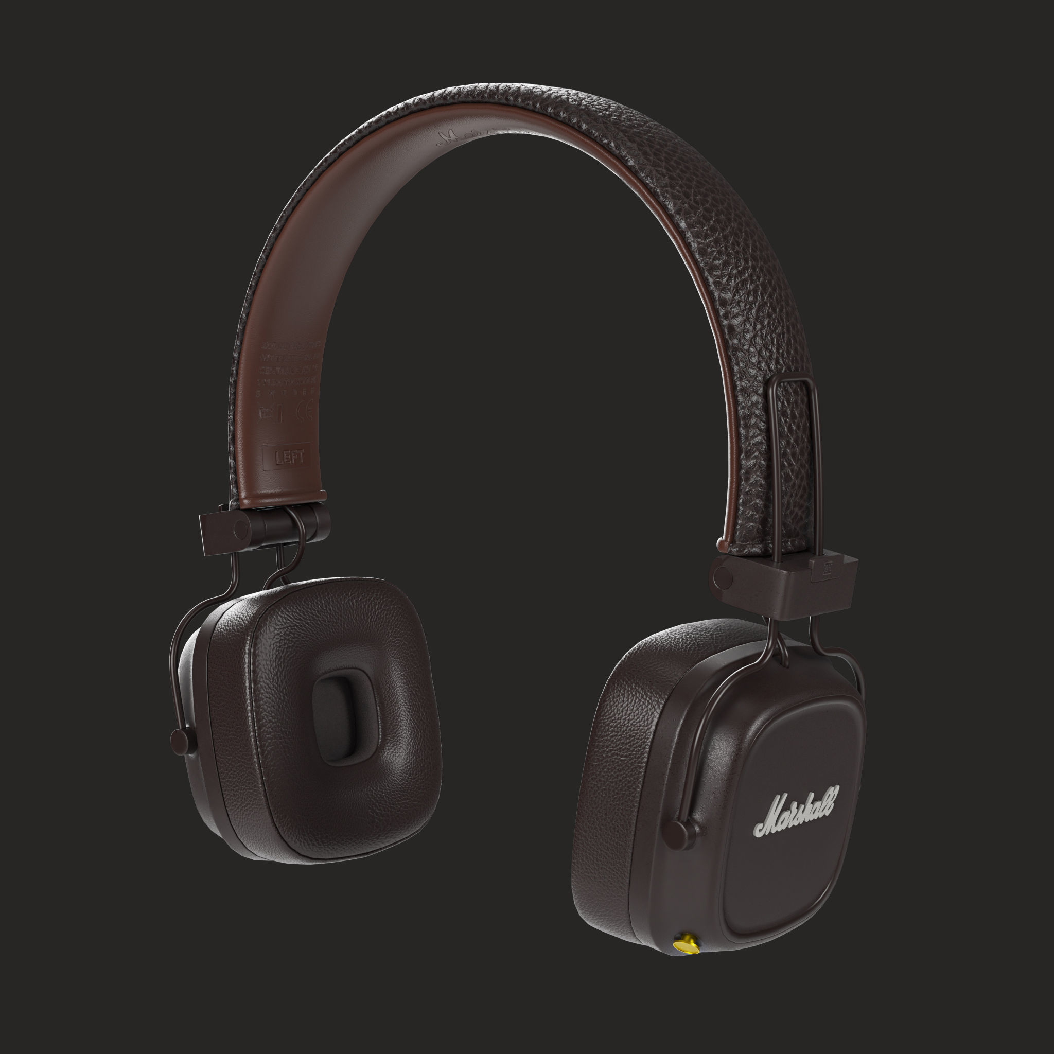 Marshall-Major IV headset 3D model | CGTrader