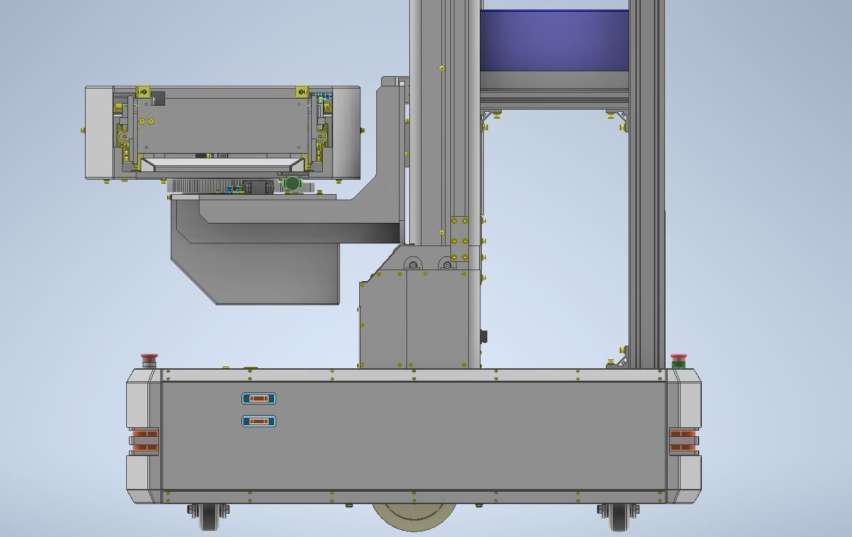 AGV with Three-way rotating grip - Smart warehouse 3D model | CGTrader