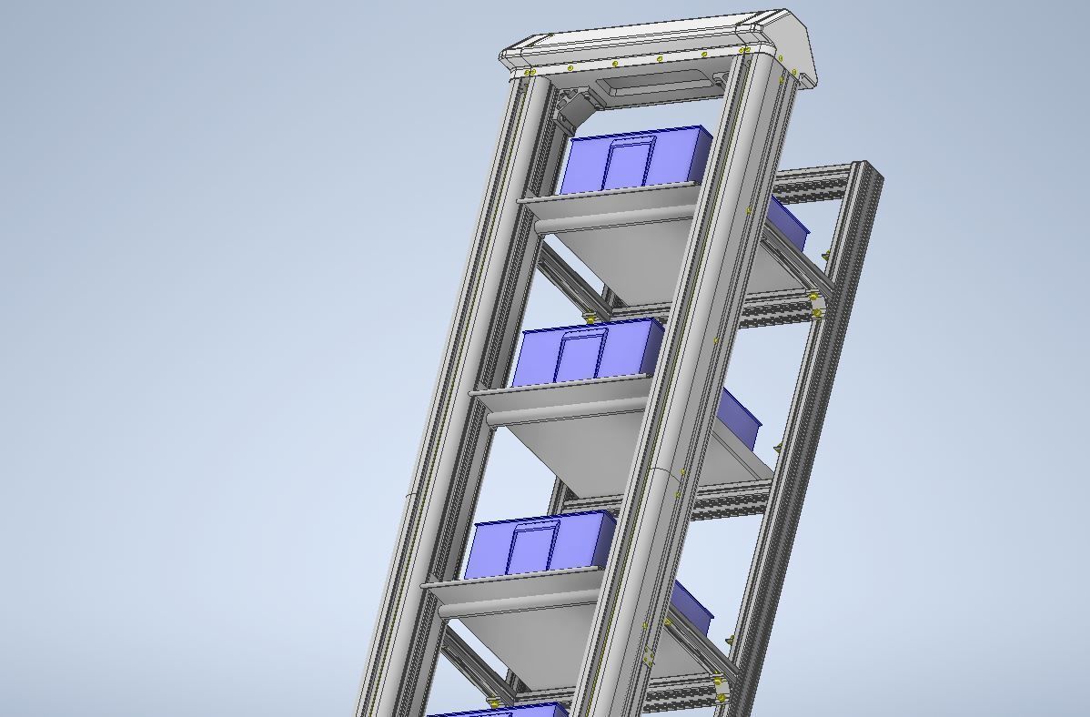 AGV with Three-way rotating grip - Smart warehouse 3D model | CGTrader