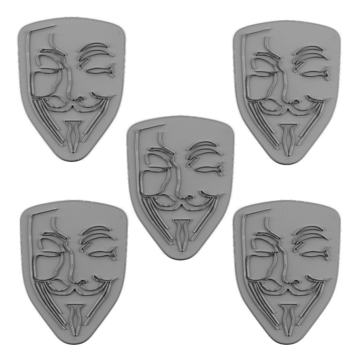 Anonymous Neon Sign 3D model | CGTrader