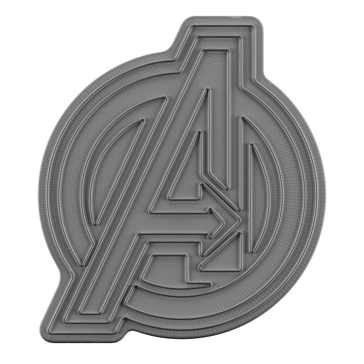 Avengers Neon Sign 3D model | CGTrader