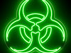 Biohazard Neon Sign 3D model | CGTrader