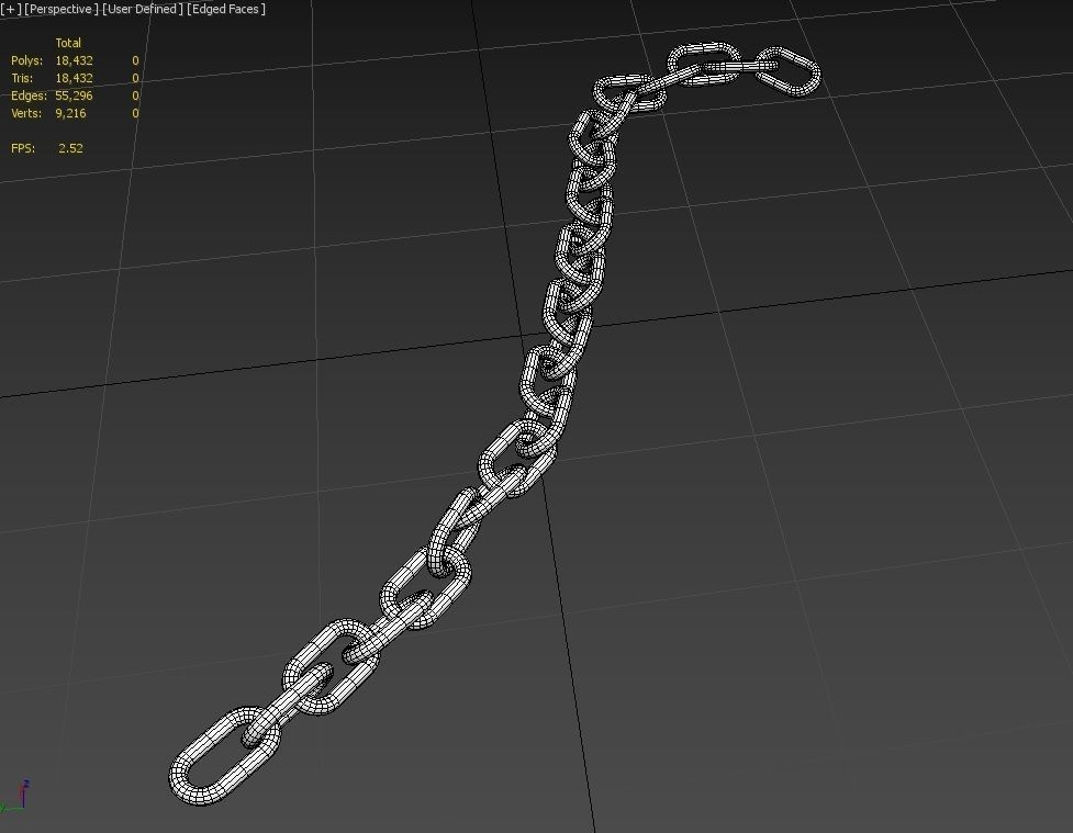 3D model Chain M01 VR / AR / low-poly | CGTrader