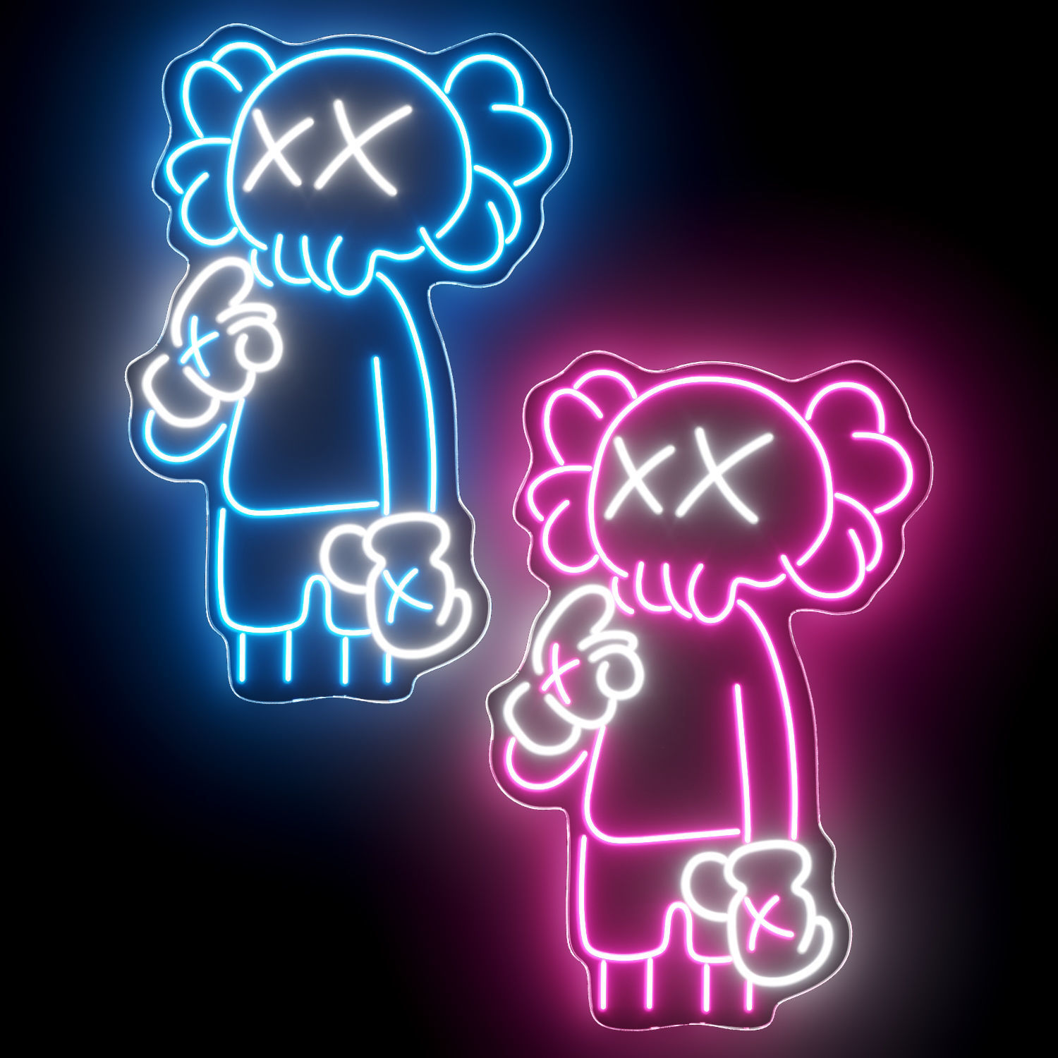 Kaws Neon Sign 3D model | CGTrader