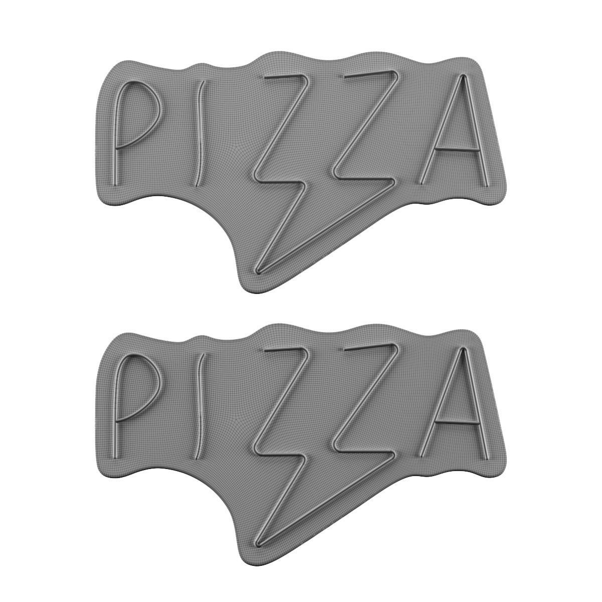 Pizza Neon Sign 3D model | CGTrader