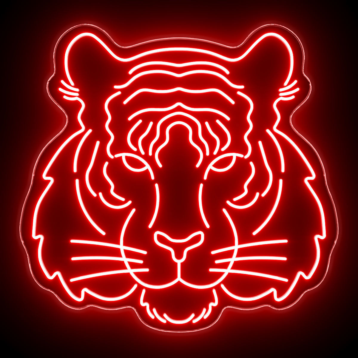 Tiger Neon Sign 3D model | CGTrader