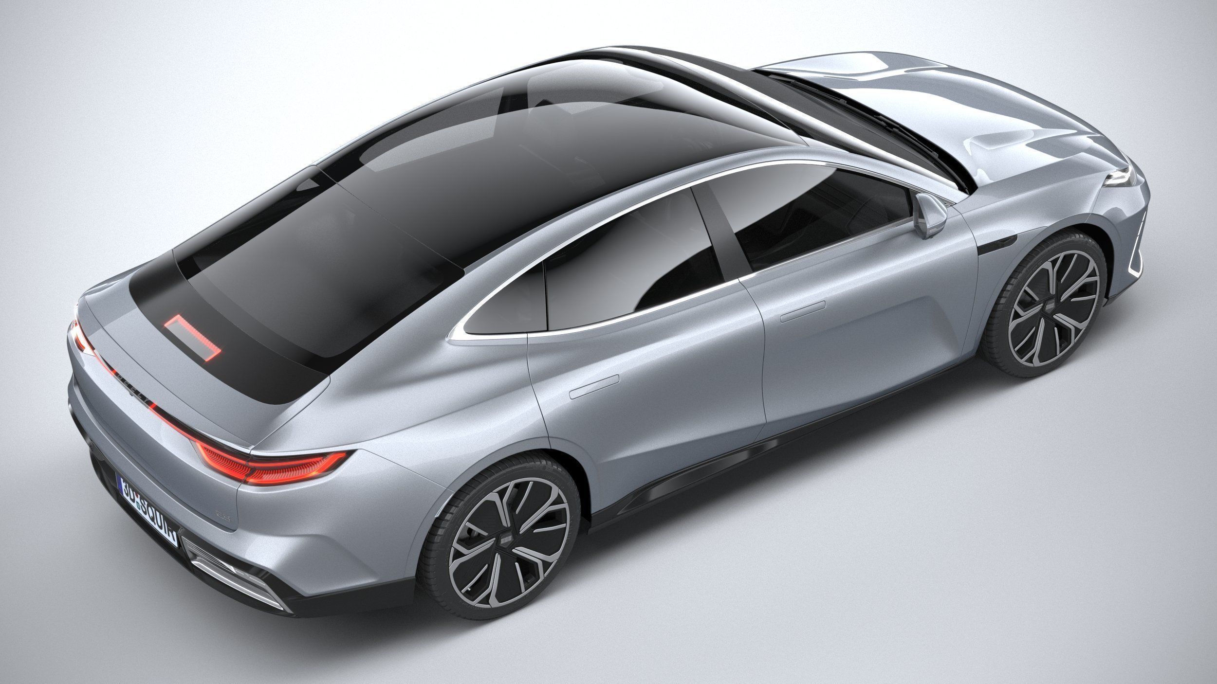 Geely Galaxy E8 2024 3D model | CGTrader