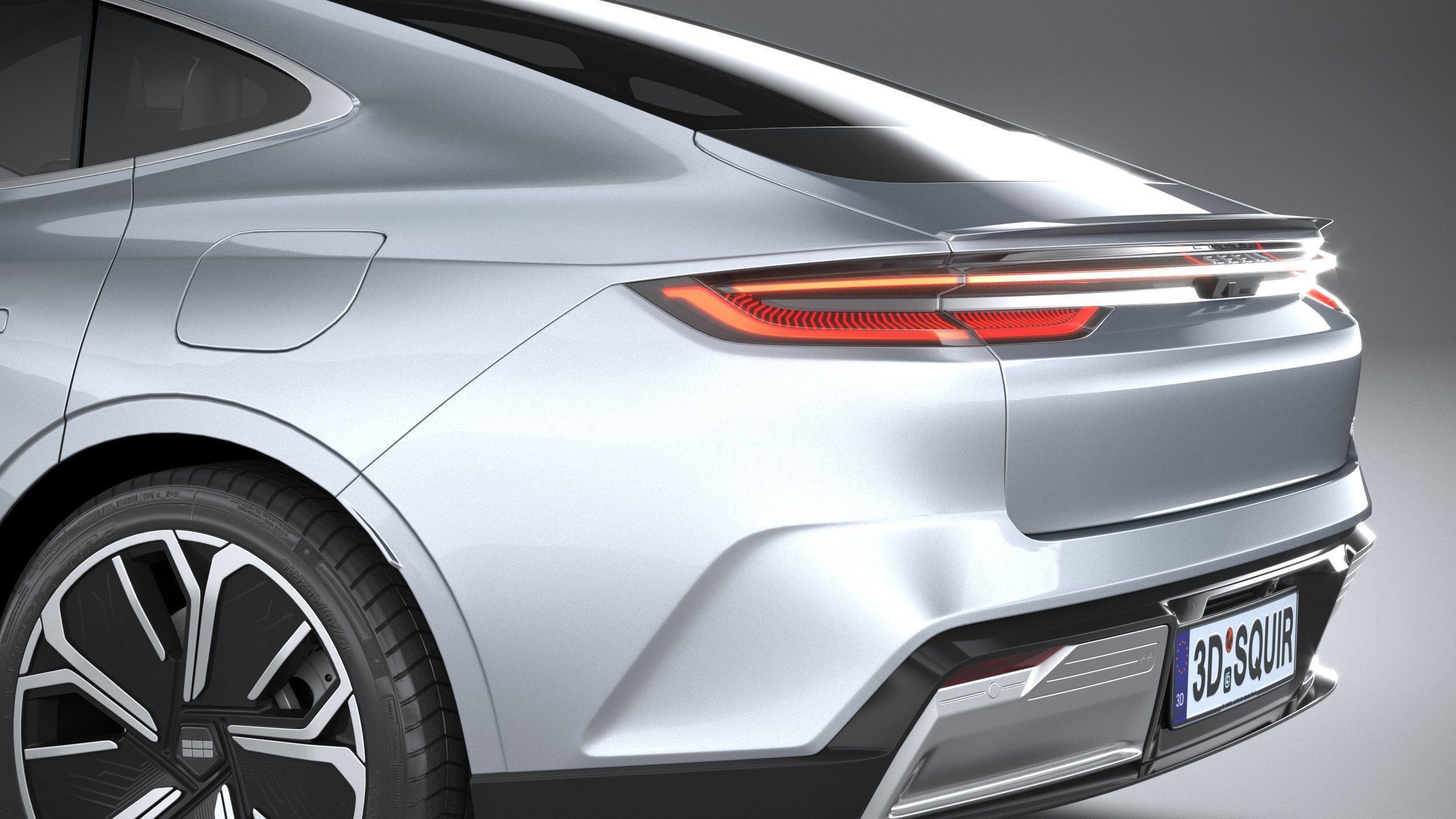 Geely Galaxy E8 2024 3D model | CGTrader