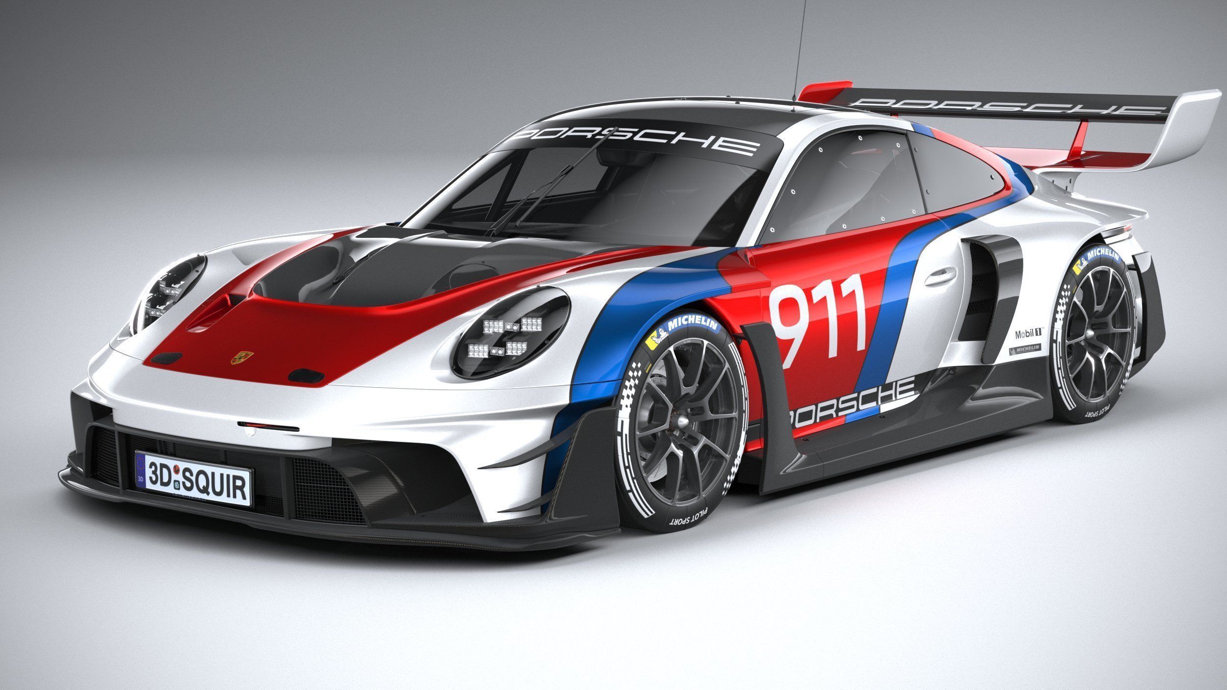 Porsche 911 GT3 R Rennsport 2023 3D model | CGTrader