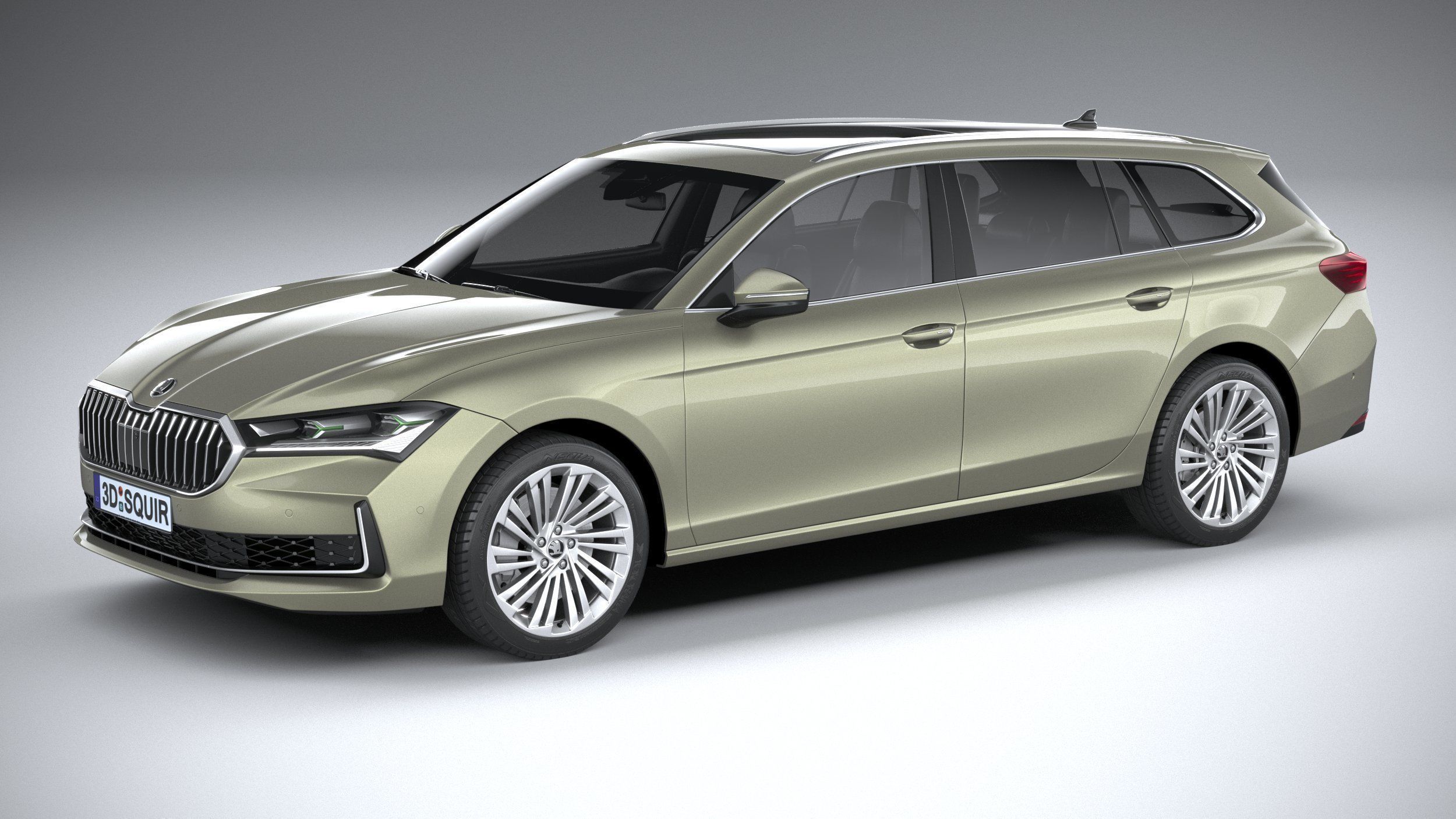 Skoda Superb Combi 2024 3D model | CGTrader