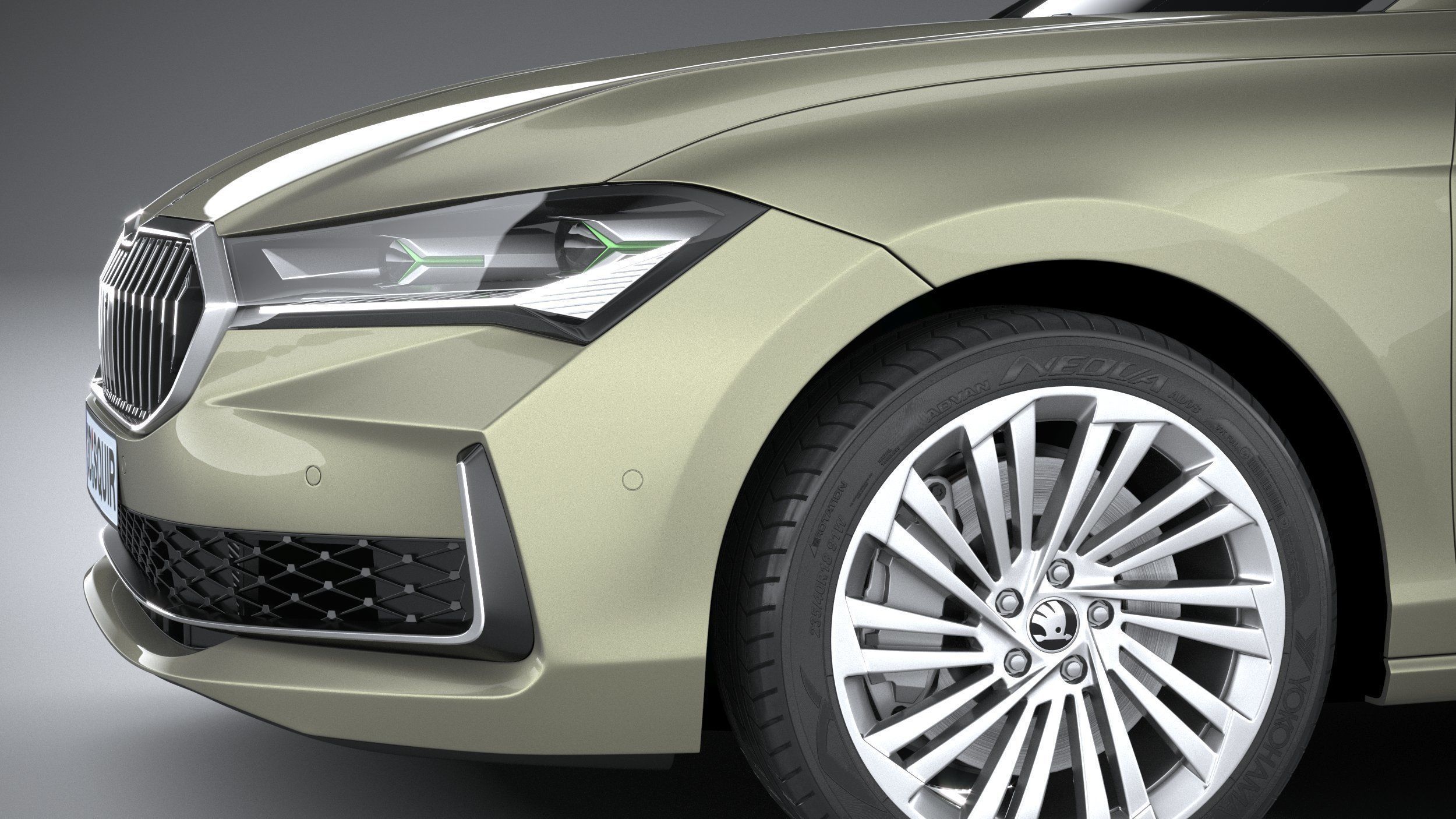 Skoda Superb Combi 2024 3D model | CGTrader