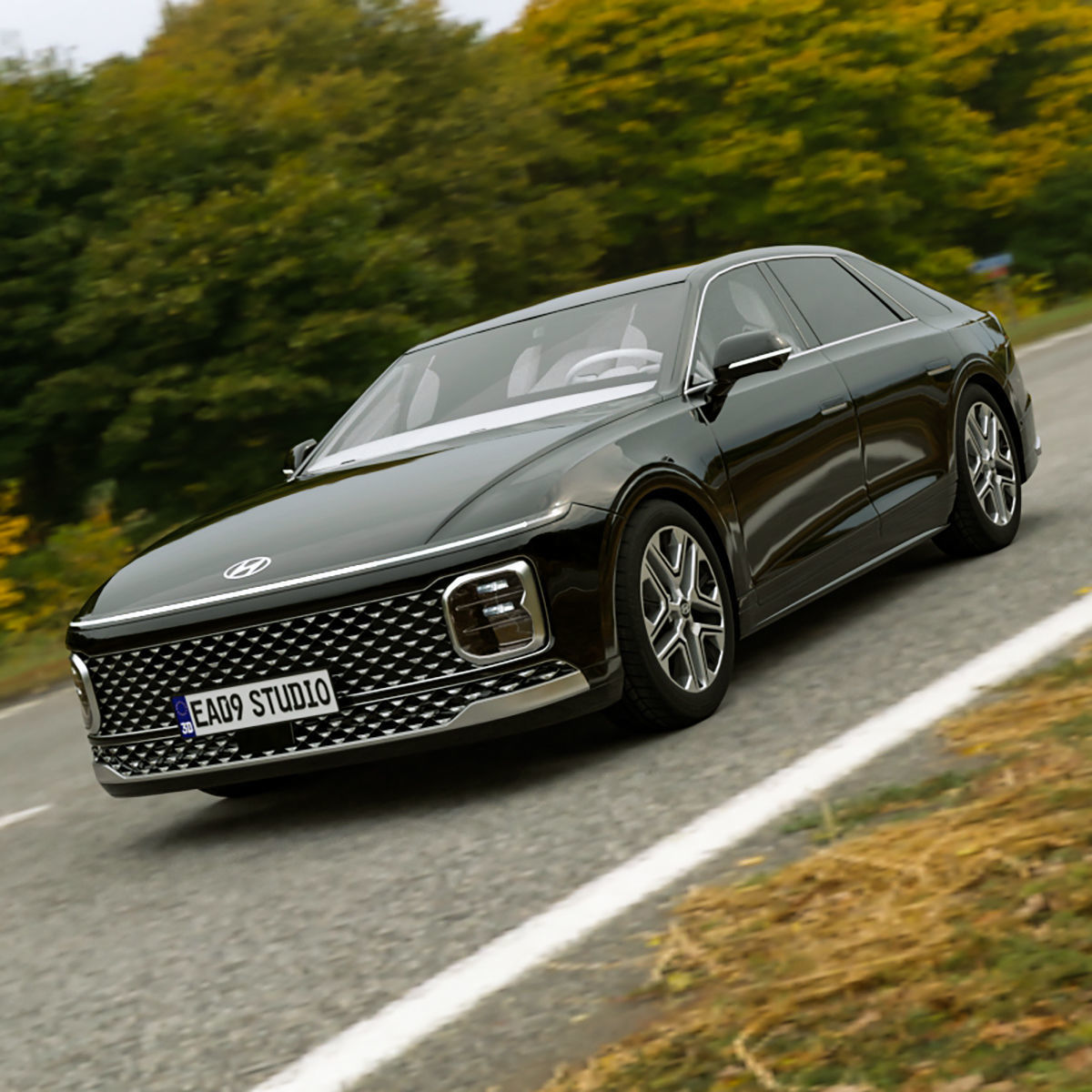 2024 Hyundai Grandeur 3D model | CGTrader