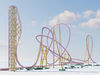 Modern roller coaster track 3D model | CGTrader