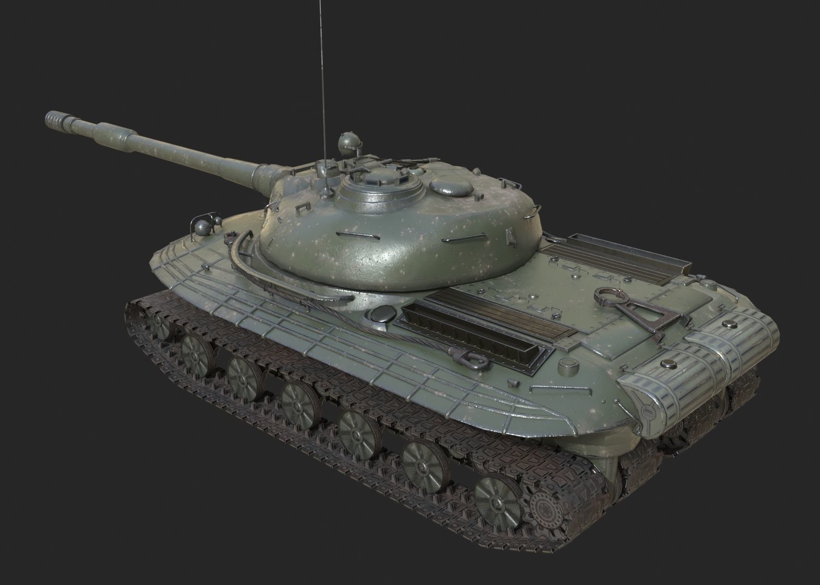 3D model Tank Object 279 Soviet Heavy tank for Nuclear war VR / AR ...