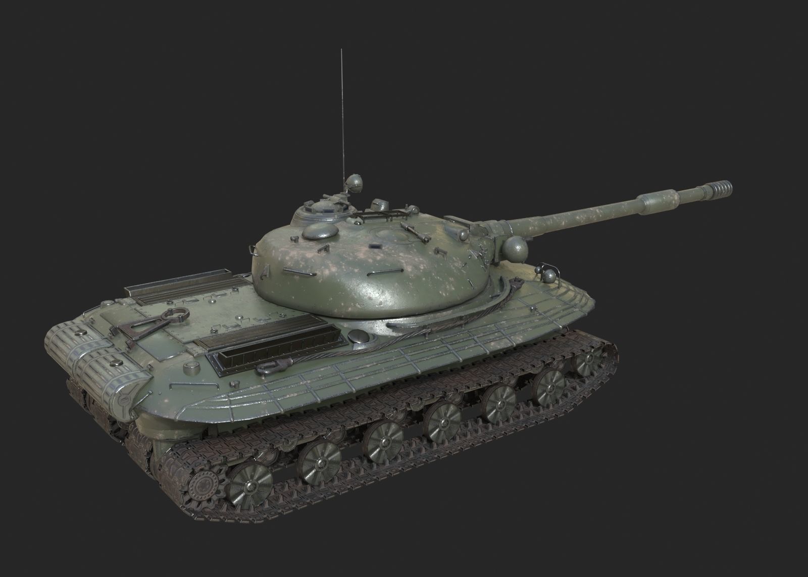 3D model Tank Object 279 Soviet Heavy tank for Nuclear war VR / AR ...