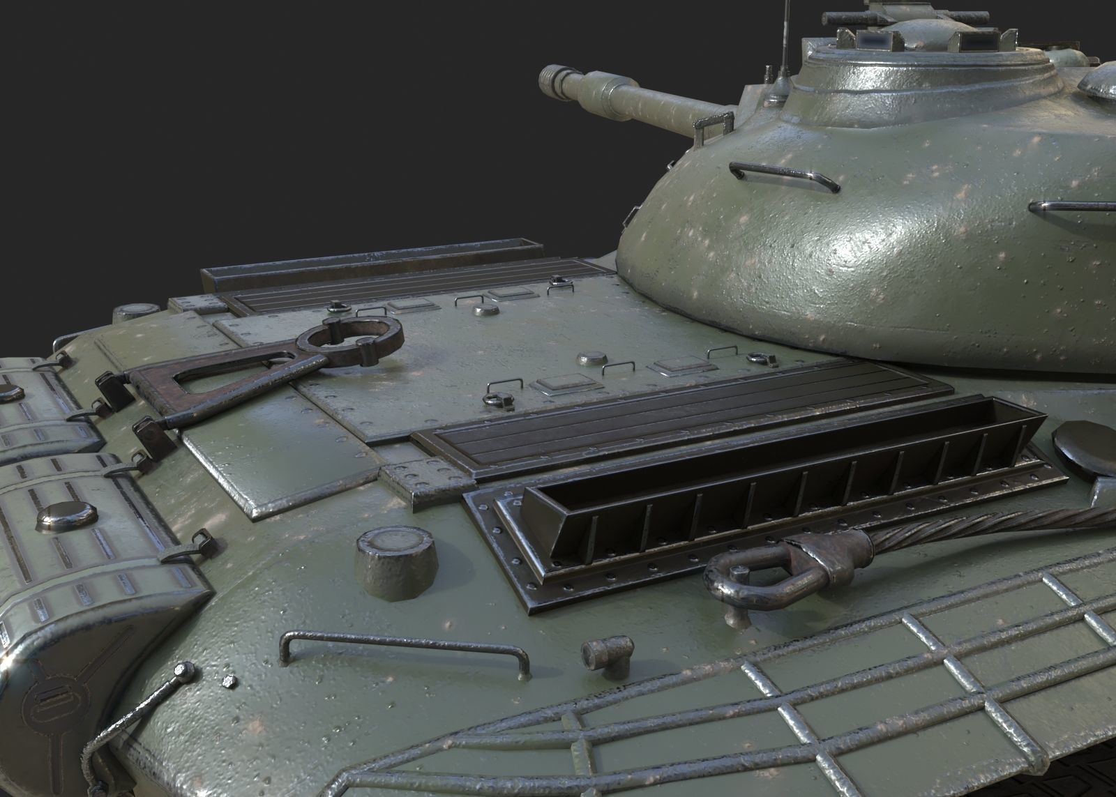3D model Tank Object 279 Soviet Heavy tank for Nuclear war VR / AR ...
