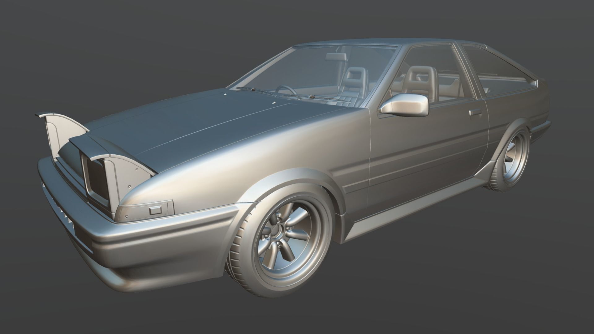 Toyota AE86 Photorealistic Production Ready Vehicle 3D model | CGTrader